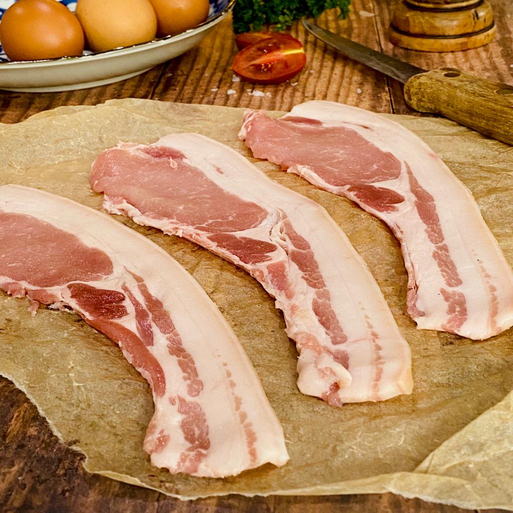 Dry Cure back Bacon 500g – Castlescreen Farm